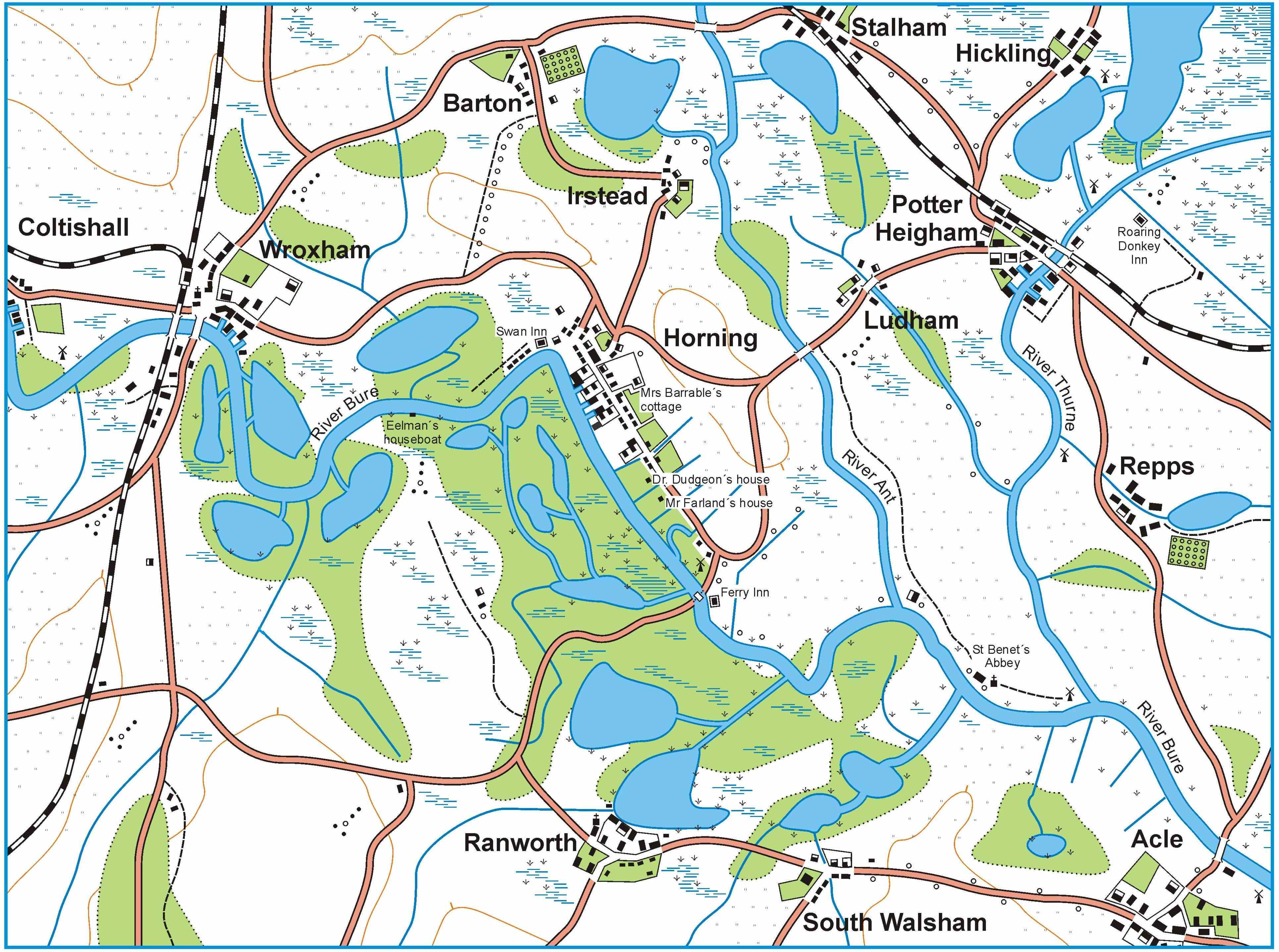 Maps of The Lake and the Great Northern Area